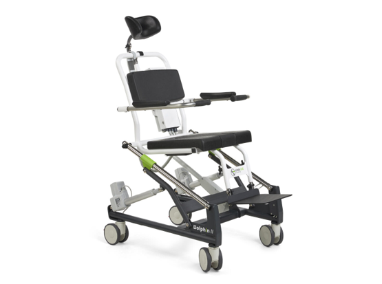 Dolphin II Electric Tilting Shower Commode – HospEquip
