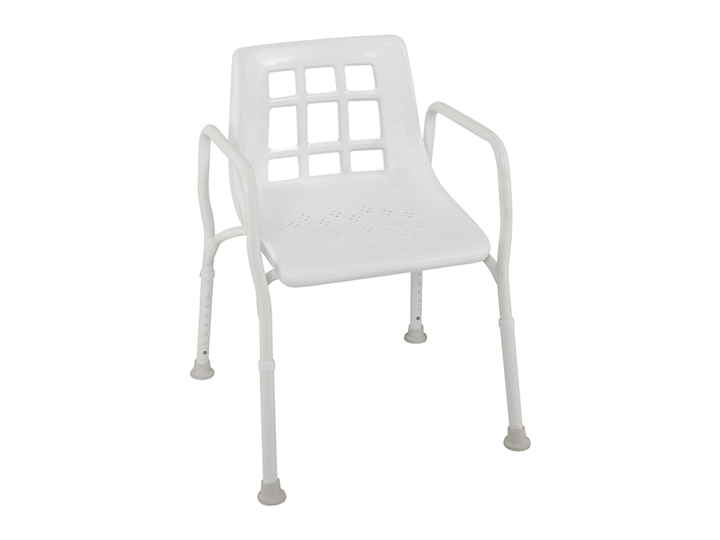 Freedom Shower Stool with Armrests & Backrest – HospEquip