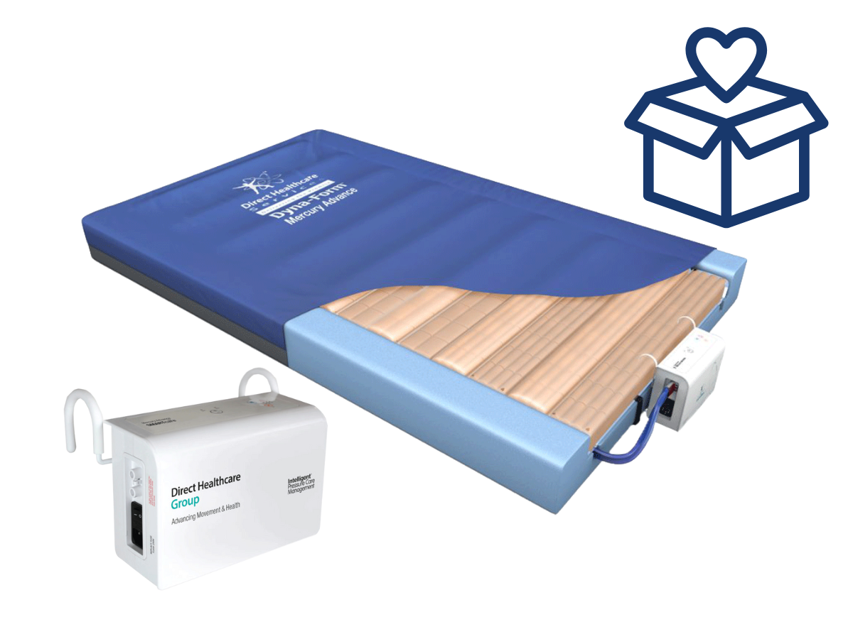 Dyna-Form Mercury Advance Bariatric Mattress + Pump Bundle – HospEquip
