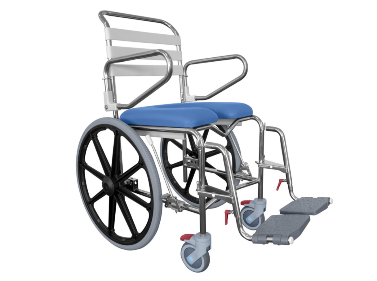 Maxi Shower Commode Self Propelled – HospEquip